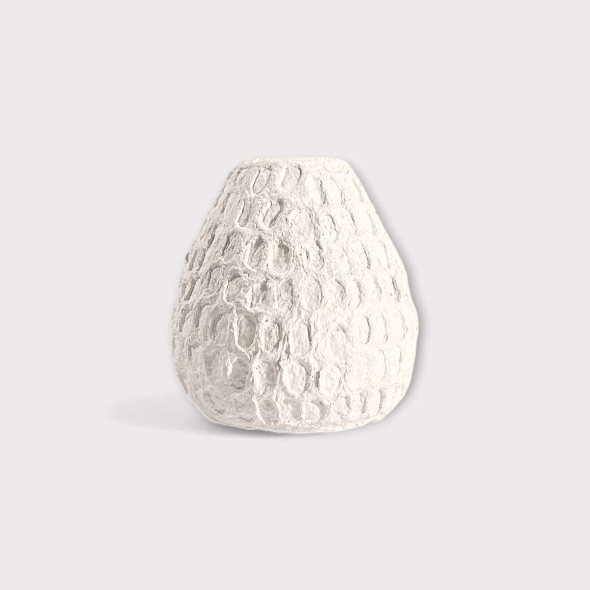 Cotton Stone Vase Petite Tear - Leaf - Eggshelll - Nest & Bird