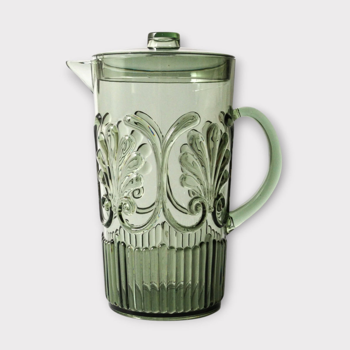Flemington Acrylic Jug Green - Nest & Bird