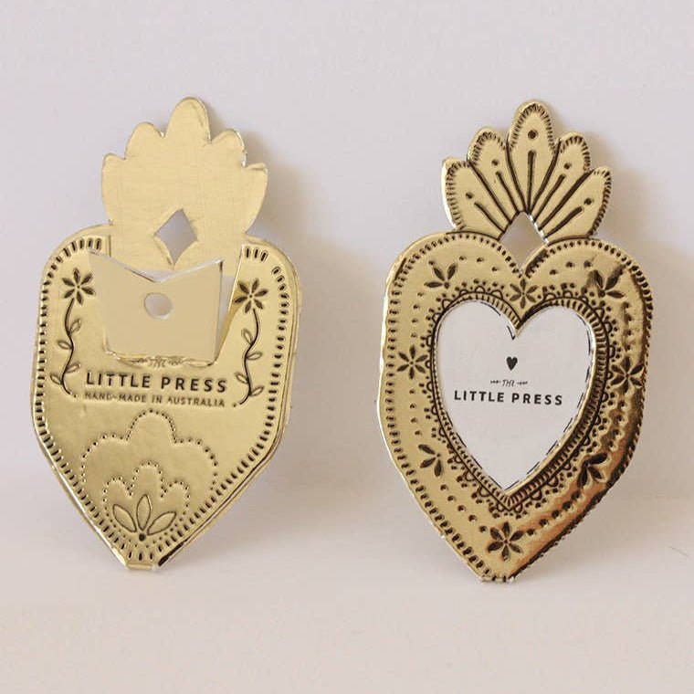 Mini Heart Frame - Nest & Bird